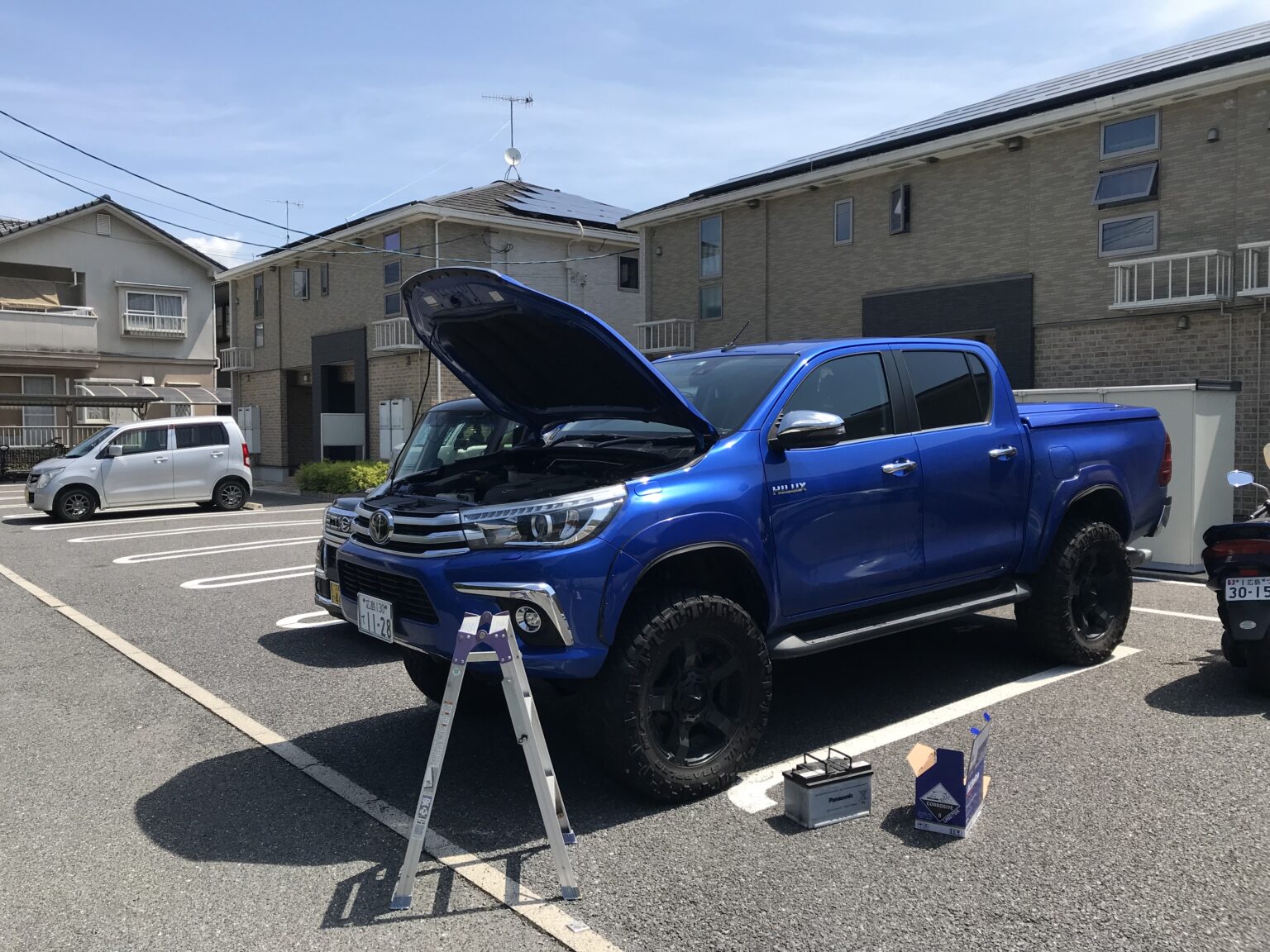 3DF-GUN125ハイラックスバッテリー交換 | CBX1000-ららら